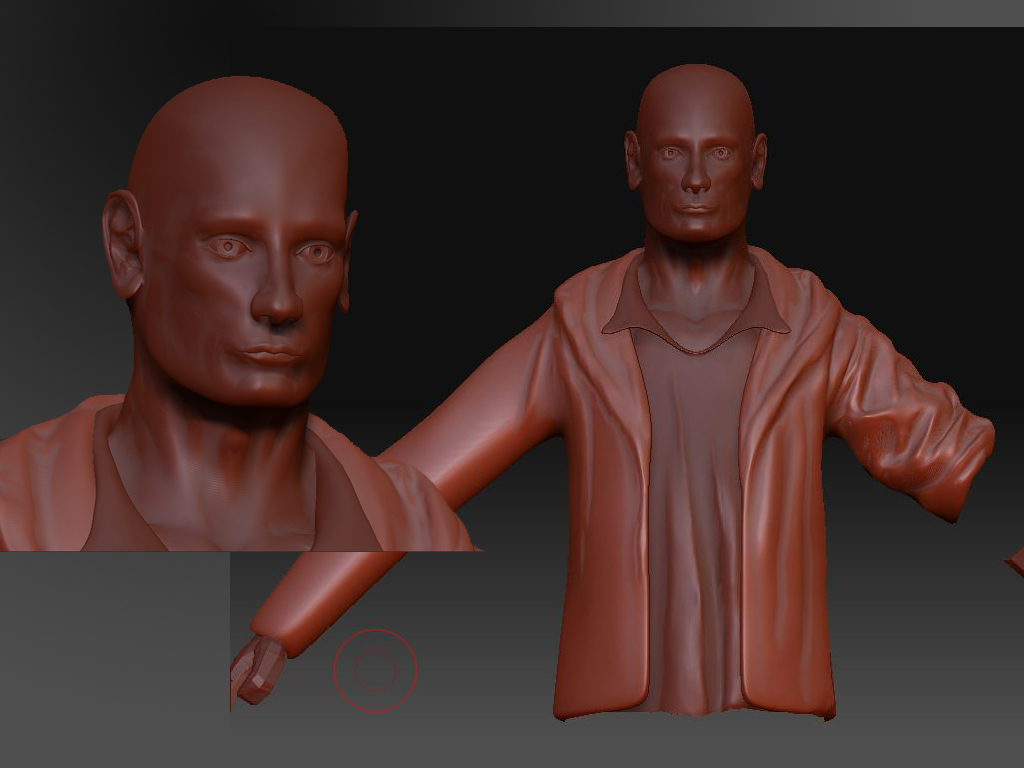 WIP: Male figure cloth – Brandon Schapekahm